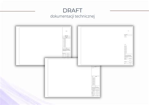 Layout Draft Dwg Technical Documentation Etsy