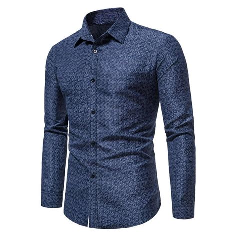 Lyxssbyx Mens Dress Shirts Long Sleeve Mens Printed No Iron Loose