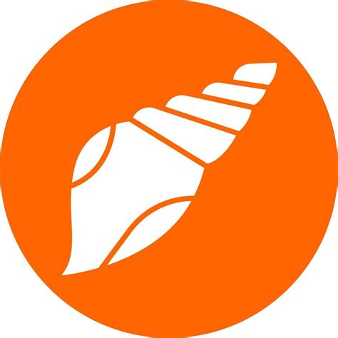 Conch Shell Vector Icon Style 22201348 Vector Art At Vecteezy