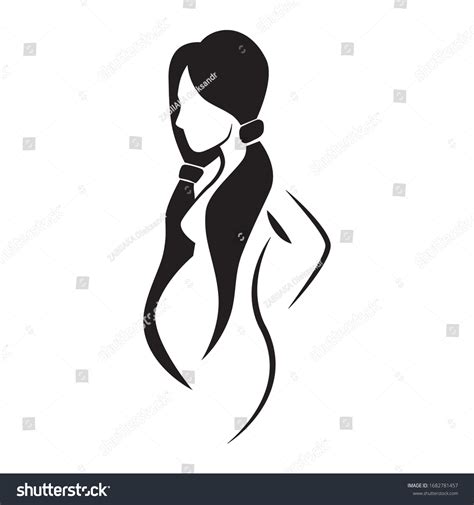 Woman Curvy Naked Vector Drawing Stock Vector Royalty Free