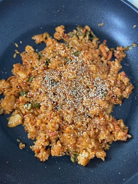 [뀰망] 간단하고 맛있는 오징어젓갈볶음밥 레시피