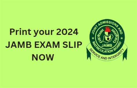 JAMB Exam Slip Here Is How To Print Or Reprint For The UTME