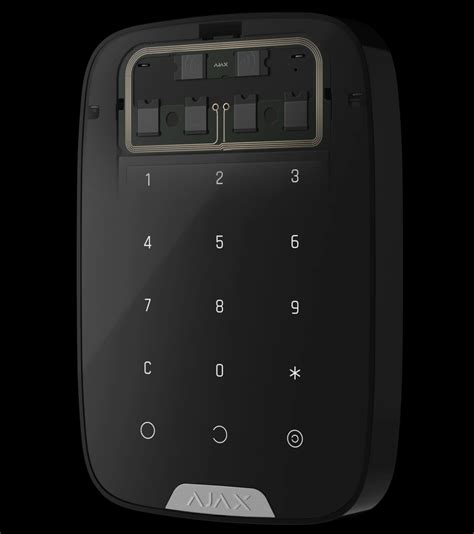 Ajax Keypad Plus беспроводная клавиатура с поддержкой защищенных бесконтактных карт и брелоков