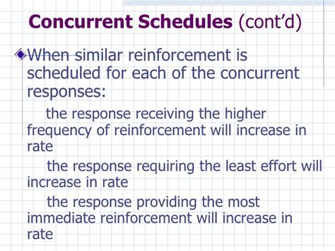 Schedules Of Reinforcement