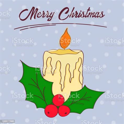 손으로 그린된 크리스마스 카드입니다 기쁜 성 탄과 새 해 인쇄 술입니다 귀여운 휴일 인사말 카드 초대장 포스터와 템플릿 벡터 일러스트입니다 12월에 대한 스톡 벡터 아트 및