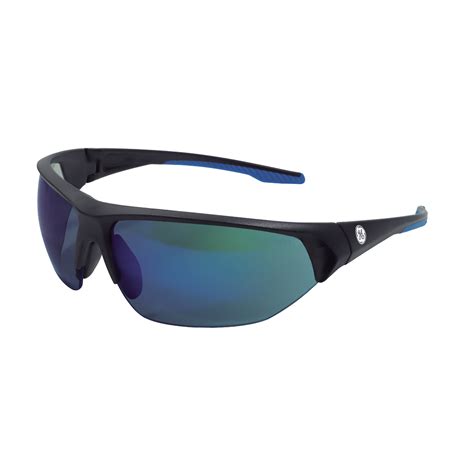 General Electric Blackblack Frame Safety Glasses W Mirror Lenses
