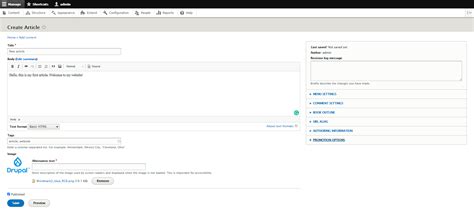 Drupal 8 Tutorial How To Create Articles In Drupal 8