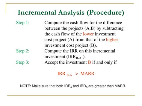 Ppt Rate Of Return Analysis Methods Irr Criterion And Ror
