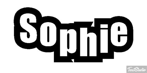 Sophie Name Animated  Logo Designs