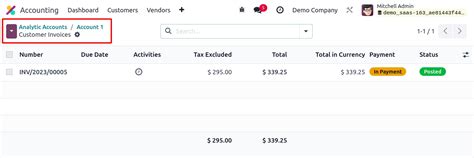 Analytic Accounts In Odoo 17 Accounting Odoo V17 Enterprise Edition Book