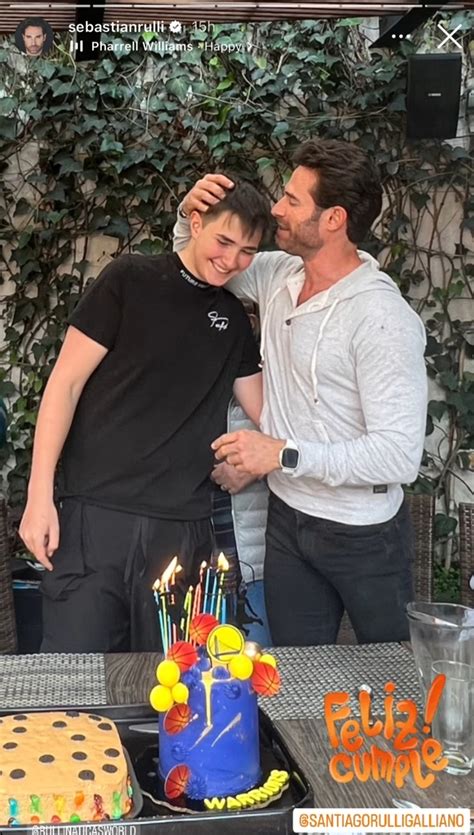 Sebastián Rulli Celebra El Cumple De Su Hijo Santiago Un Papá Amoroso