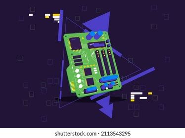 Raspberry Pi To Pc Connection Over Royalty Free Licensable Stock Vectors Vector Art