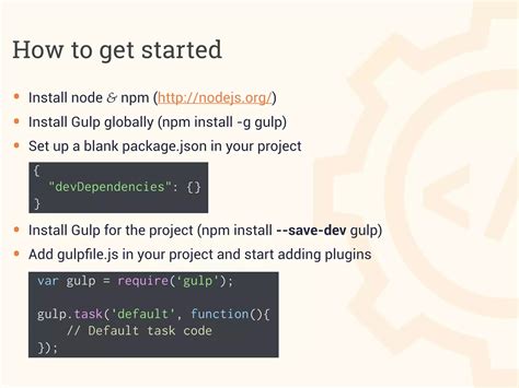 Gulp Your Build Process Will Thank You Ppt