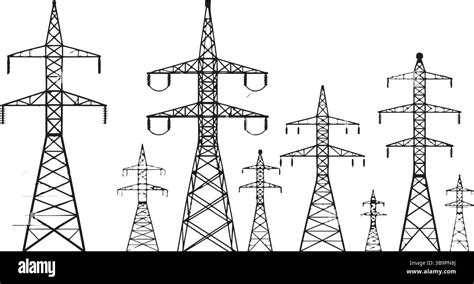 Diverse Collection Of Transmission Tower Designs Electricity Pylons Power Grid Infrastructure