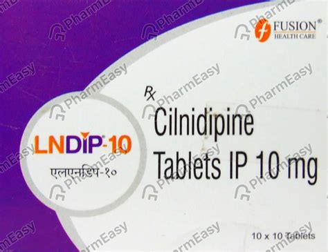 Cilnip 10 Mg Tablet 10 Uses Side Effects Price And Dosage Pharmeasy