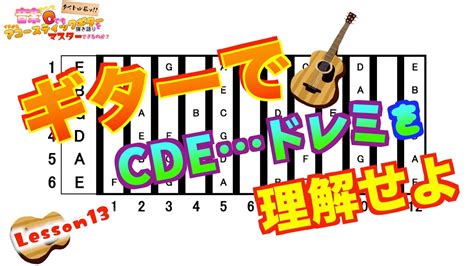 【lesson13】cdeドレミを理解しよう Youtube