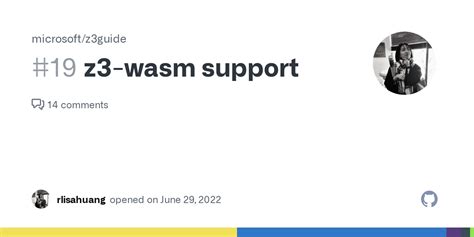 z3 wasm support · issue 19 · microsoft z3guide · github