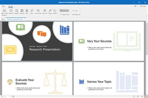 Open Odp Files With File Viewer Plus