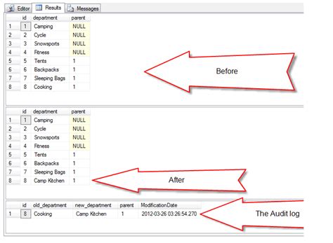 master tsql auditing leverage the output clause