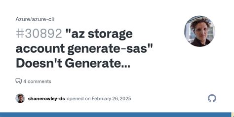 Az Storage Account Generate Sas Doesnt Generate Working Tokens · Issue 30892 · Azureazure