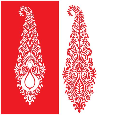 A Red And Black Art Design PNG