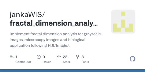 GitHub JankaWIS Fractal Dimension Analysis Implement Fractal Dimension Analysis For Grayscale