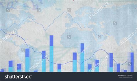 Image Floating Diagrams World Map Floating Stock Illustration