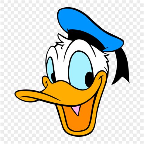Hd Donald Duck Smiley Face Png Citypng