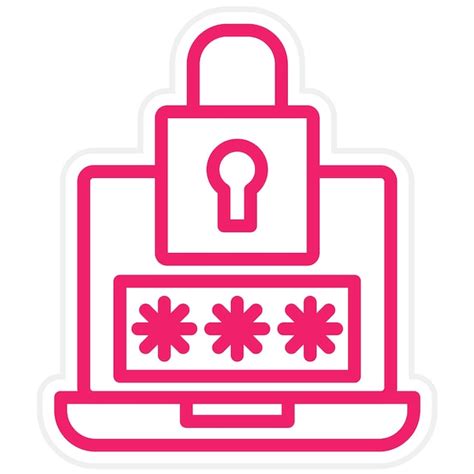 Premium Vector Vector Design Password Security Icon Style Premium Vector Vector Design Password Security Icon Style