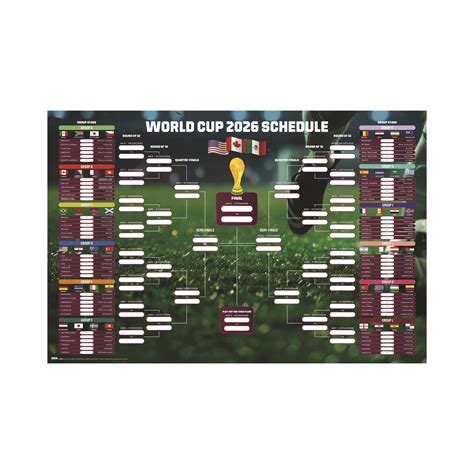 Buy 2026 Fifa World Cup Match Bracket Poster In Wholesale