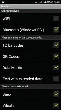 Android Smartphone As QR Barcode Scanner Software