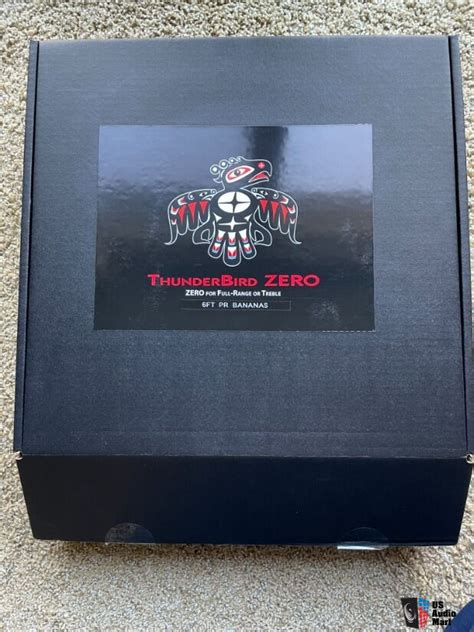 Audioquest Thunderbird Zero Full Range Speaker Cable 6 Ft Pair Banana Plugs On Both Ends For