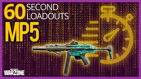 Mp5 Warzone Class Setup 60 Second Loudouts Youtube