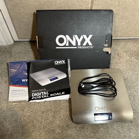 Postal Scale Onyx Digital 5 Lb Capacity Usb Powered Model 0224710 Ebay
