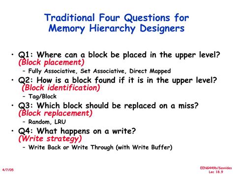 Ppt Eeng Bg Cpsc Bg Computer Systems Lecture Memory