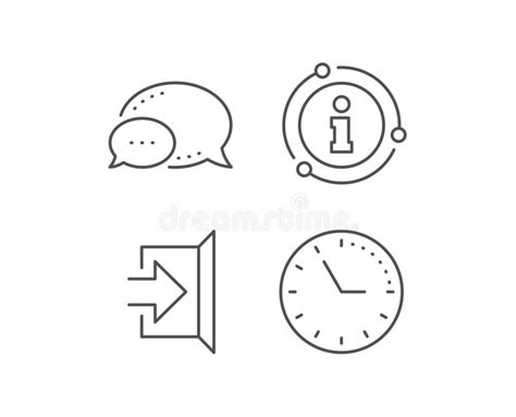 Exit Line Icon Open Door Sign Vector Stock Vector Illustration Of Stroke Navigation 162881039