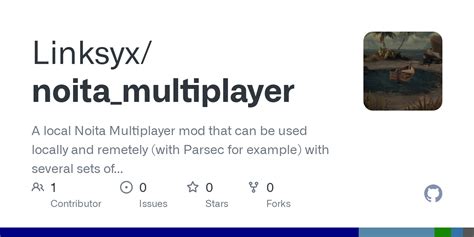 Github Linksyxnoitamultiplayer A Local Noita Multiplayer Mod That Can Be Used Locally And
