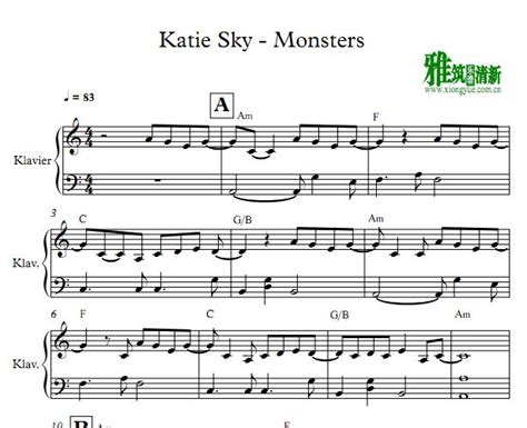 Monsters钢琴简谱双手nsrs钢琴简nsrs钢琴简数字第11页大山谷图库