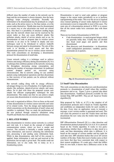 Secure Data Dissemination Protocol In Wireless Sensor Networks Using