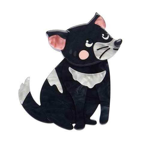 Tazzy The Devil Brooch Fossika