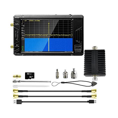 4 Inch Spectrum Analyzer V0 4 5 1 100KHz 5 3GHz Built In 3000MAh Battery 32GB SD Card RF