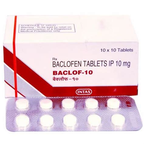 Baclofen Tablets 10 Mg At ₹ 200 Stripe In Raipur Id 27070428233