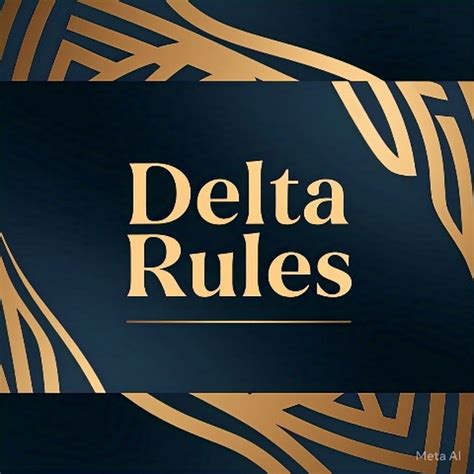 Delta Rules Youtube