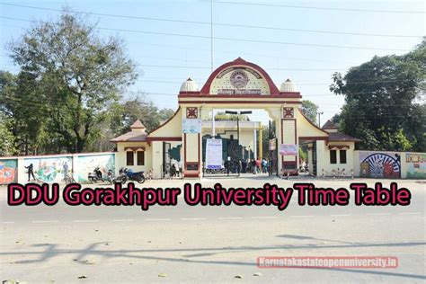 Gorakhpur University Time Table 2025 {soon} Ddugu Ba Bsc Bcom Ma Msc Mcom Exam Scheme