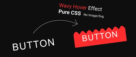 How To Make Button Css Hover Effect Pure Css Wavy Design Html Button