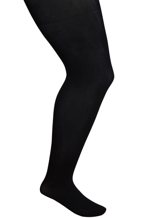 Black 120 Denier Plus Size Tights Plus Size 18 20 22 26 28 32