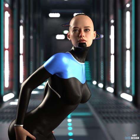 Cyber Noid 3d Render Digital Art By Mbit