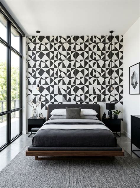 30 Chic Bedroom Geometric Wallpapers For A Trendy Modern Vibe Lost At