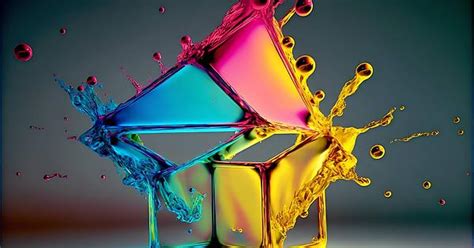 Cmyk Cube Melt Renders Album On Imgur