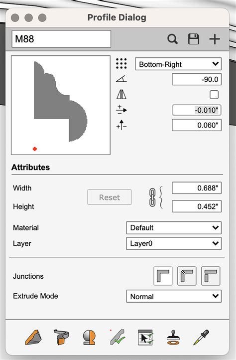 Profile Builder Placement Point Extensions Sketchup Community